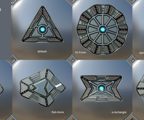 ArtStation - Sci-fi tools for Substance Painter | Brushes