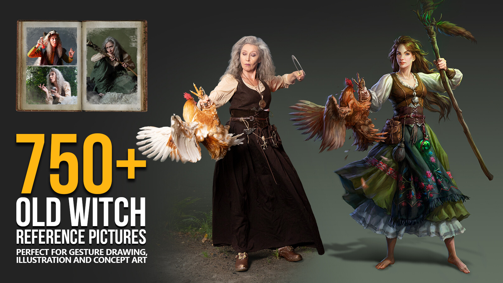 ArtStation - 750+ Old Witch Reference Pictures for Artists | Resources