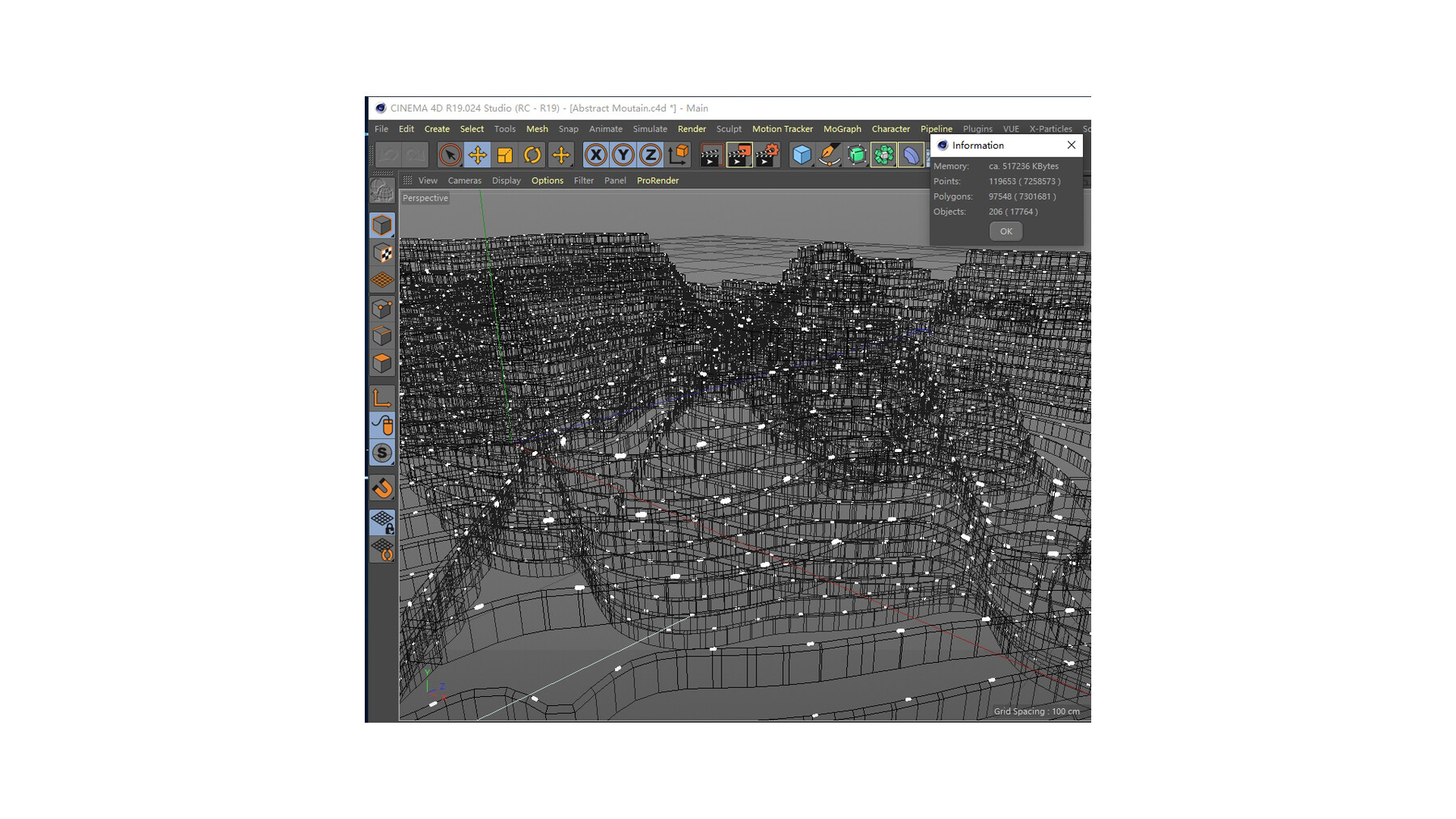 ArtStation - Technology abstract design mountains C4D UE5 | Resources