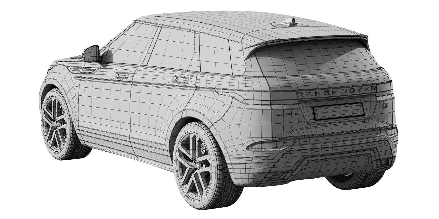 ArtStation - Land Rover Range Rover Evoque r-dynamic 2019 | Resources