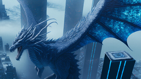 ArtStation - Blue Dragon V4 | Artworks