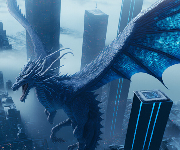 ArtStation - Blue Dragon V3 | Artworks