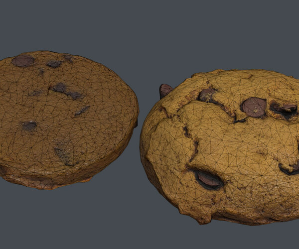 ArtStation - [Free] Chocolate Cookie Game Model | Game Assets
