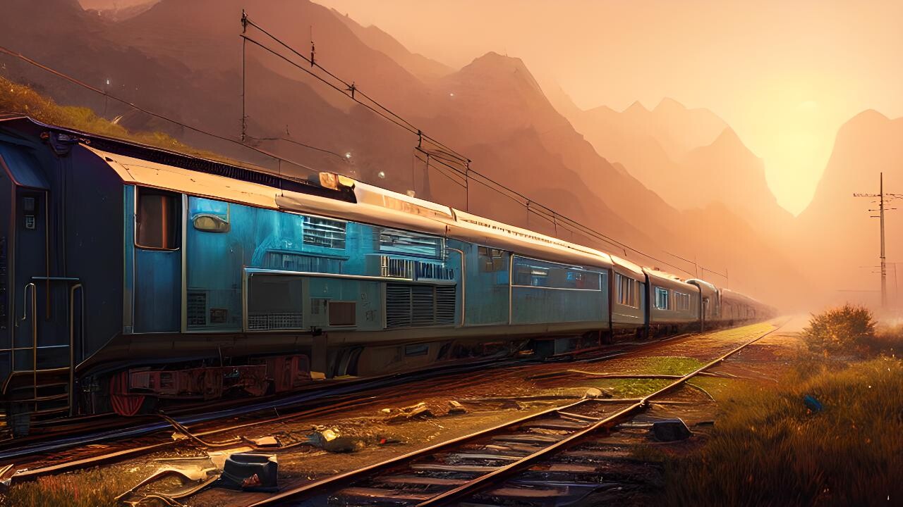 ArtStation - 07 fast train 1100 jpg pack runwayml art | Artworks