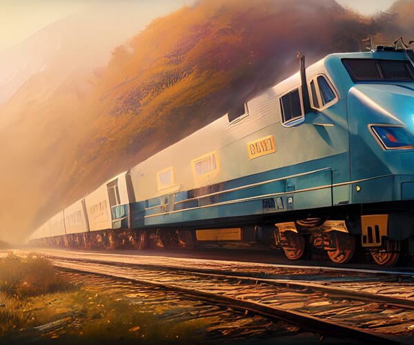 ArtStation - 07 fast train 1100 jpg pack runwayml art | Artworks