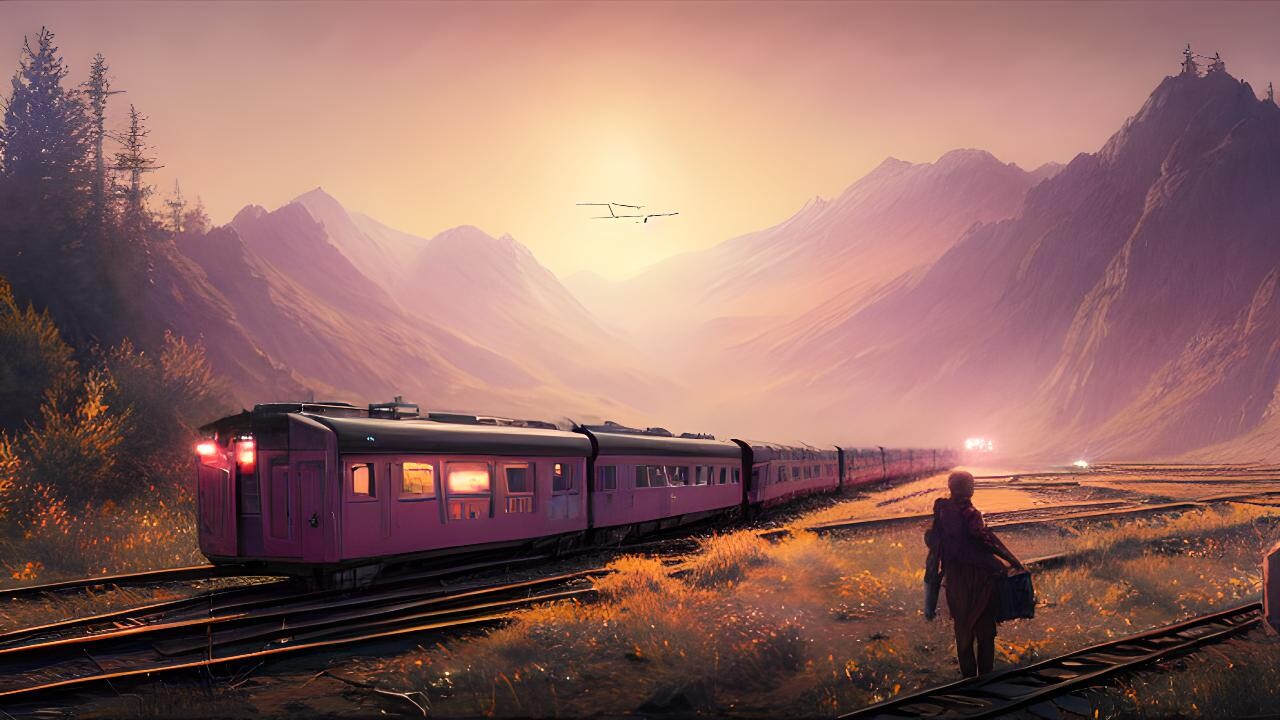ArtStation - 07 fast train 1100 jpg pack runwayml art | Artworks