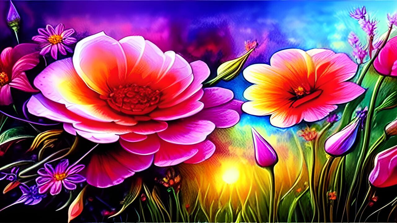 ArtStation - 38 digital flowers 900 jpg pack runwayml art | Artworks
