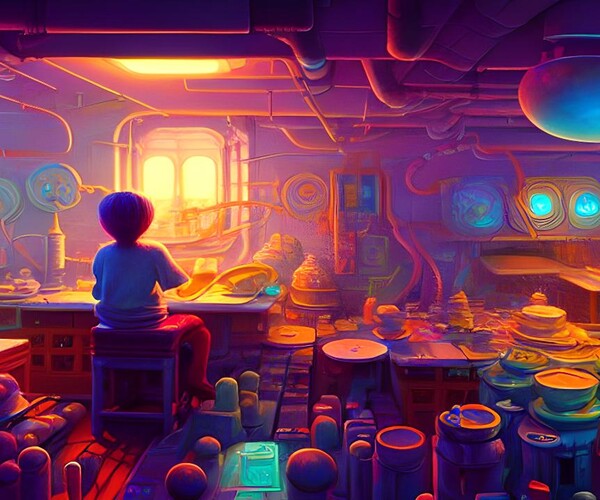 ArtStation - 40 wizards laboratory 1300 jpg pack runwayml art | Artworks