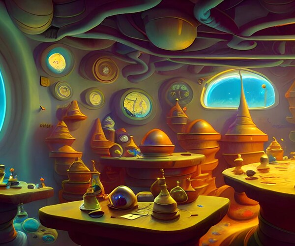 ArtStation - 40 wizards laboratory 1300 jpg pack runwayml art | Artworks