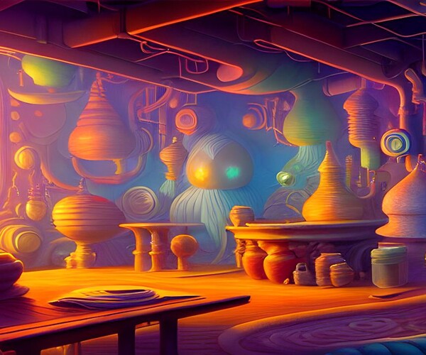 ArtStation - 40 wizards laboratory 1300 jpg pack runwayml art | Artworks