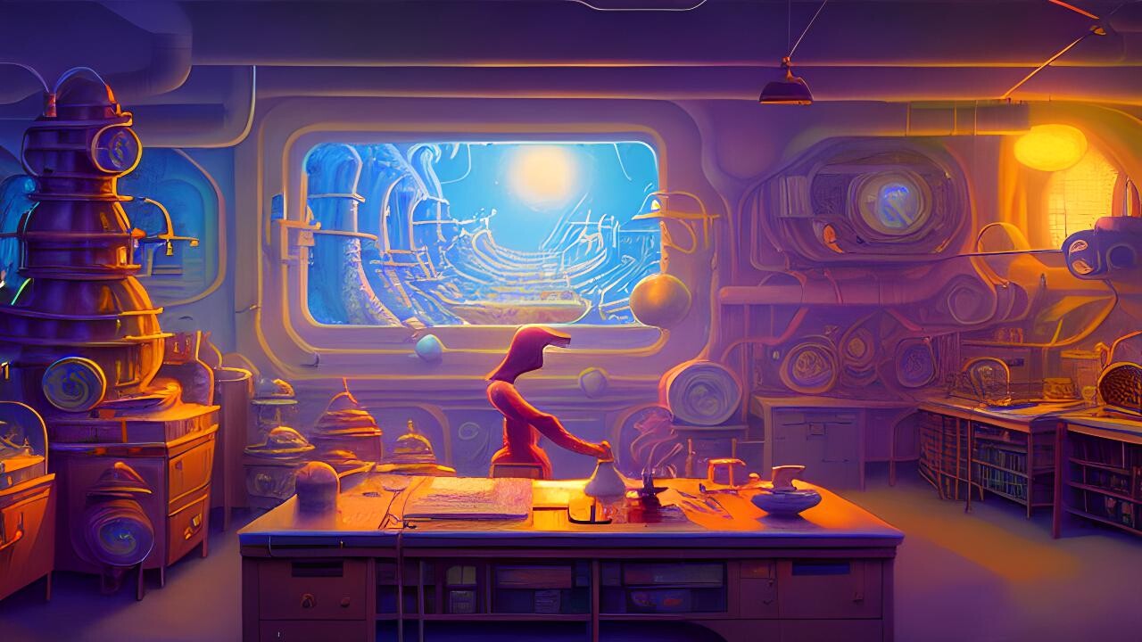 ArtStation - 40 wizards laboratory 1300 jpg pack runwayml art | Artworks