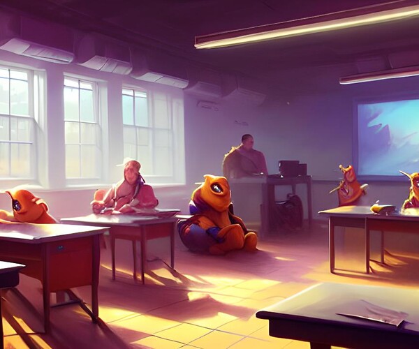 ArtStation - 43 school class room of university 1600 jpg pack runwayml ...