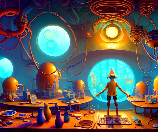 ArtStation - 40 wizards laboratory 1300 jpg pack runwayml art | Artworks