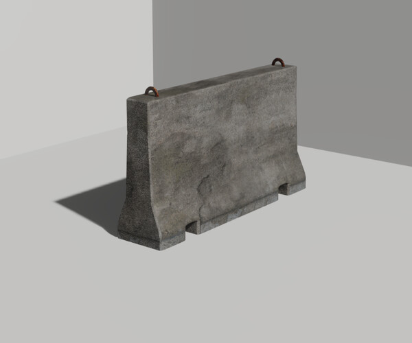 ArtStation - Concrete block 3D model | Resources