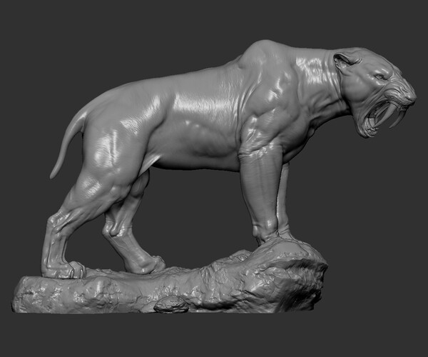 ArtStation - Printable Sabertooth | Resources