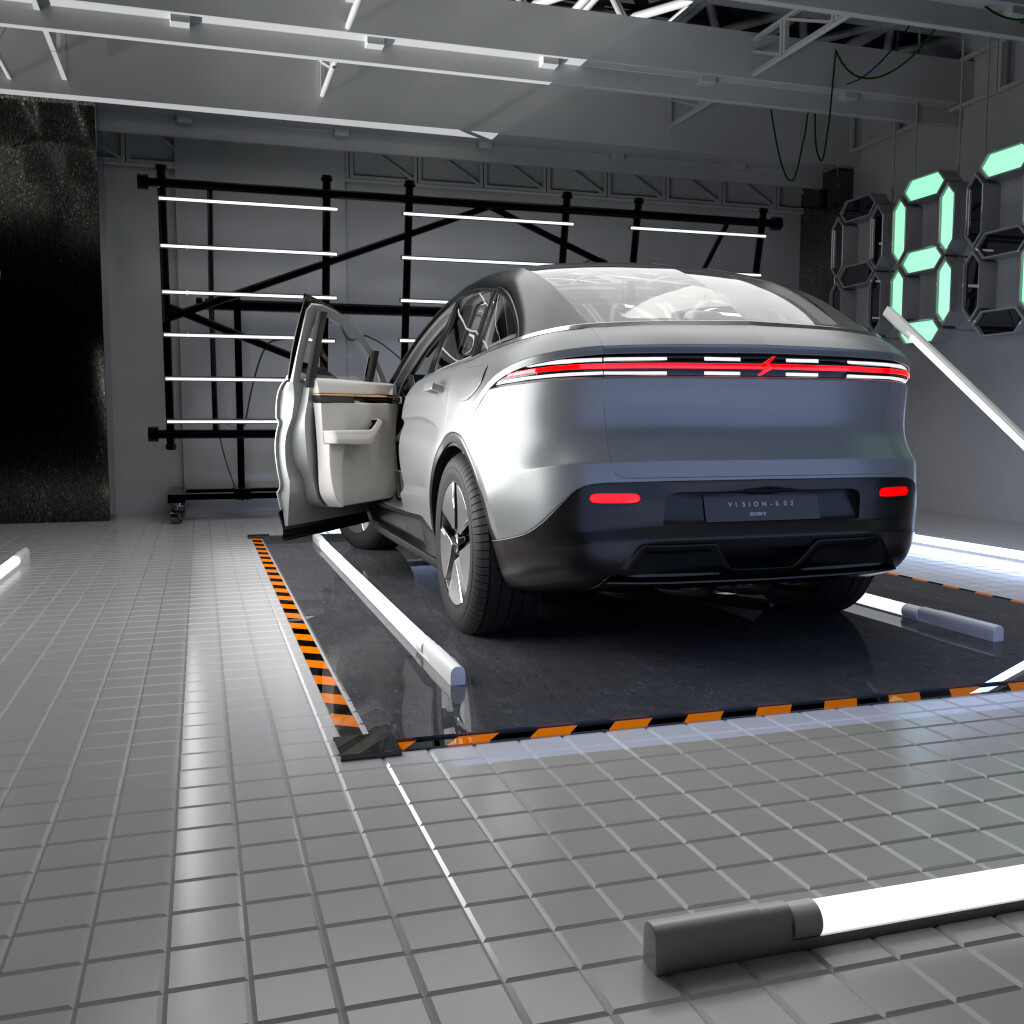 ArtStation - Sony Vision S | Game Assets