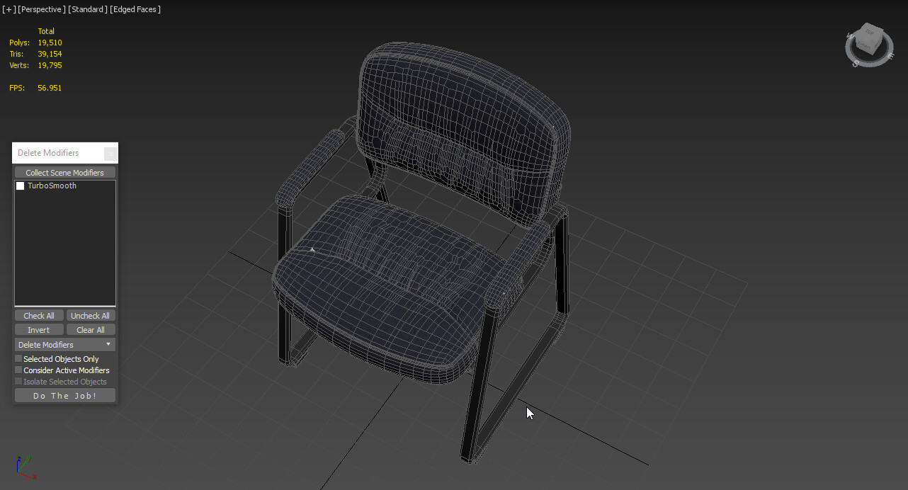 ArtStation - OFM ESS-9015 Bonded Leather Executive Side Chair 3D Model | Resources