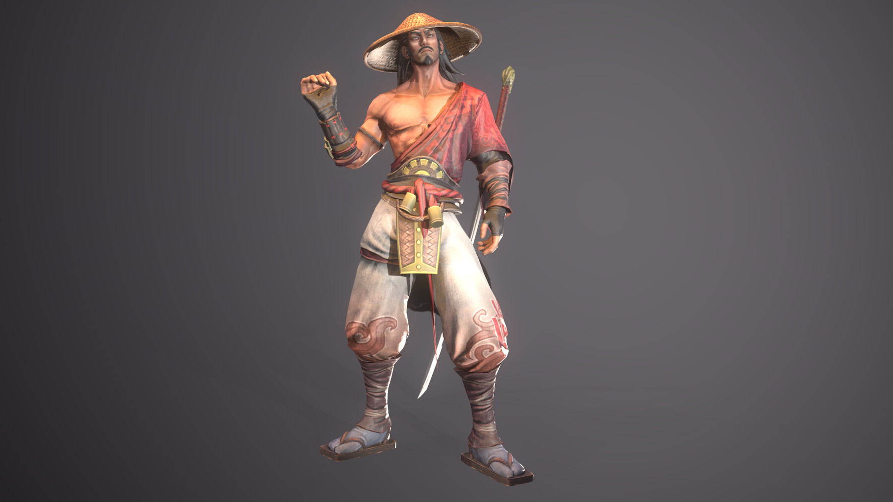 ArtStation - Armored Male Ninja | Game Assets