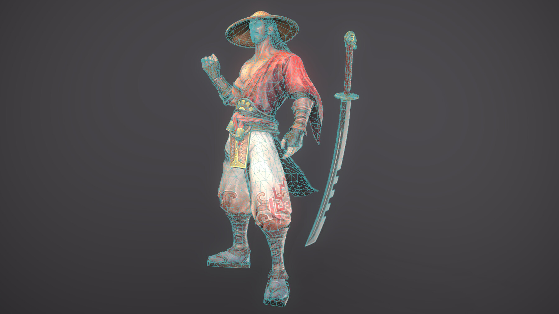 ArtStation - Armored Male Ninja | Game Assets