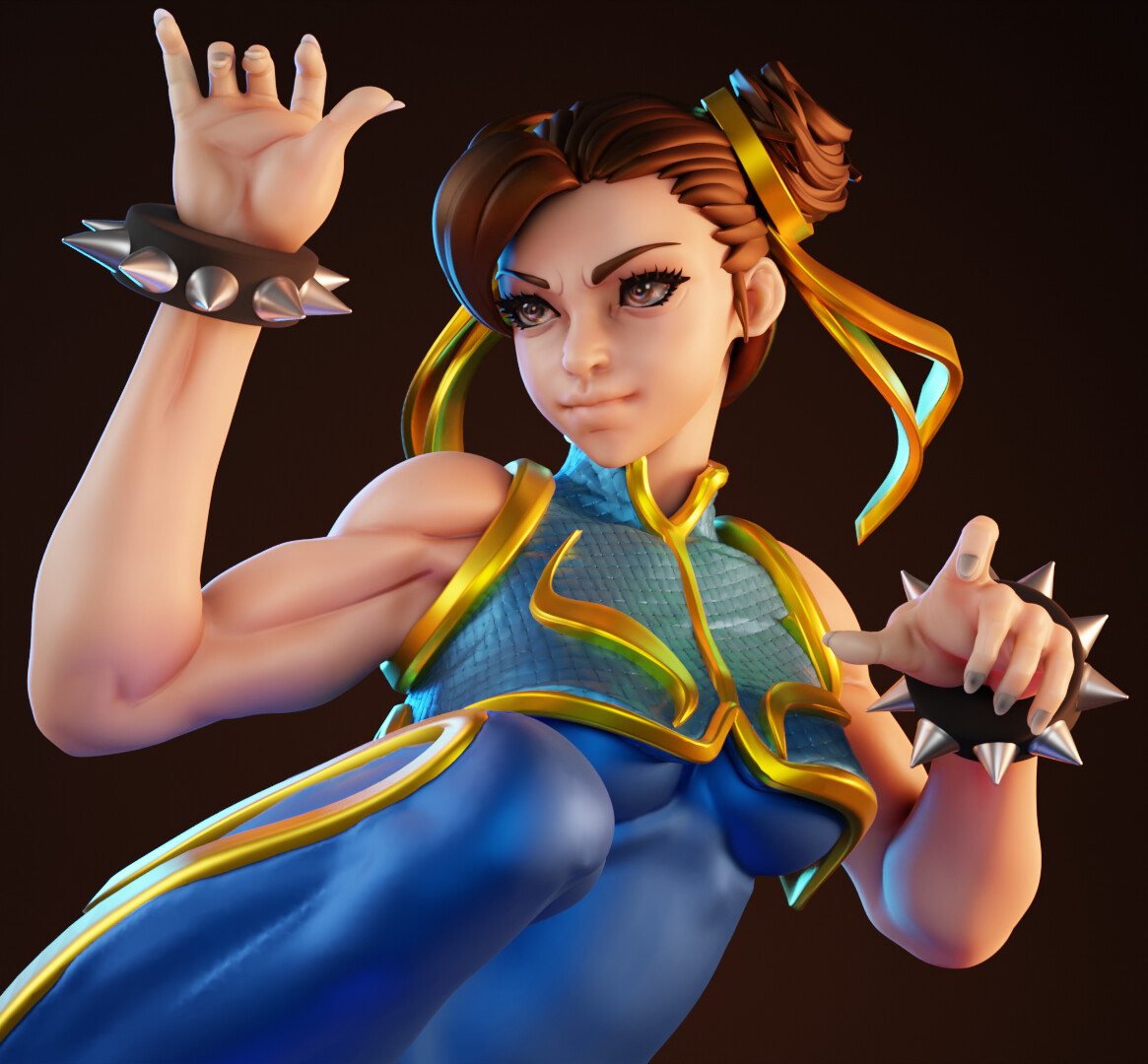 ArtStation - FANART CHUN LI FROM STREET FIGTHER | Resources