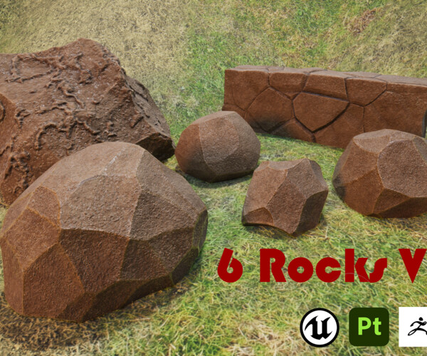 ArtStation - Rocks | Game Assets