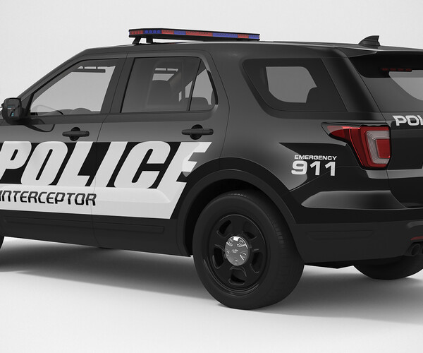 ArtStation - Ford Explorer 2019 Police | Resources