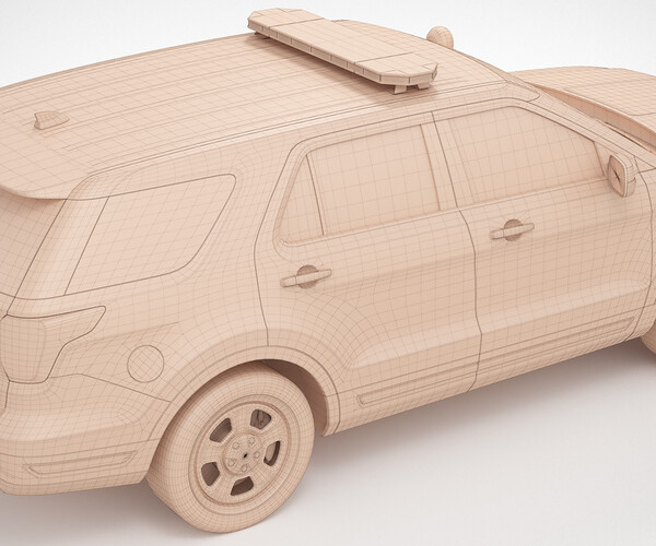 ArtStation - Ford Explorer 2019 Police | Resources