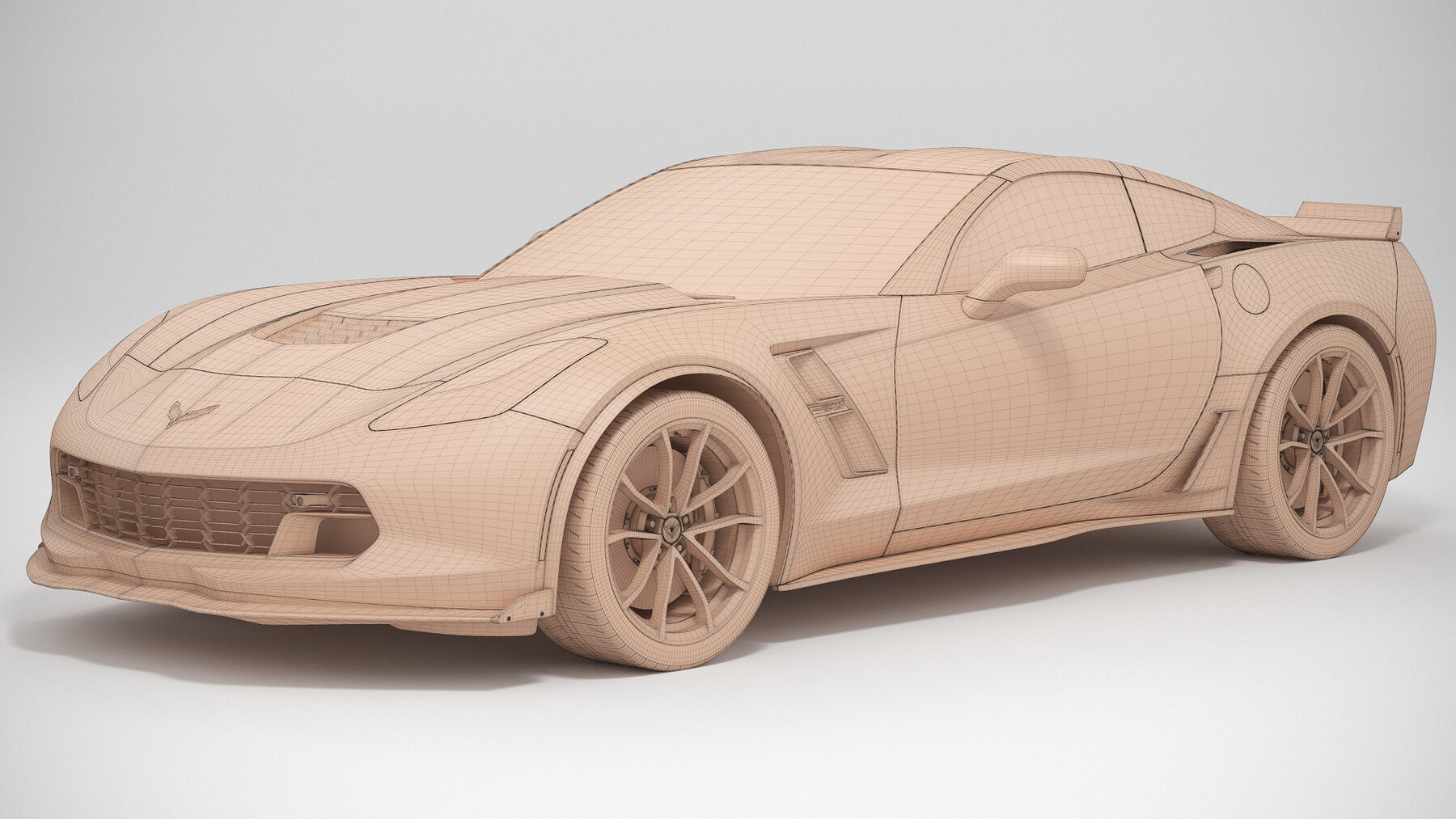 ArtStation - Chevrolet Corvette Grand Sport 2019 | Resources