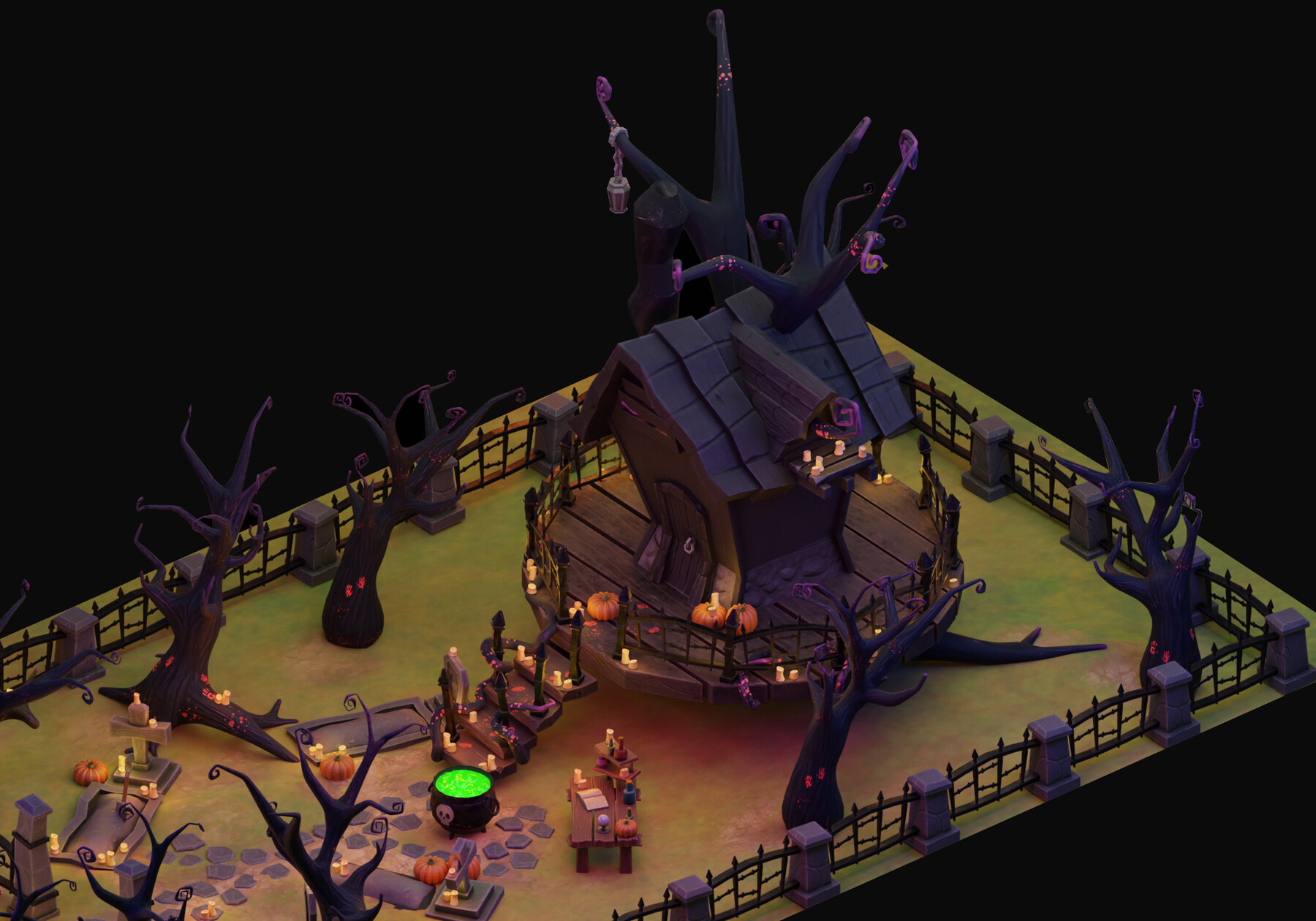 ArtStation - Stylized Halloween Models | Game Assets