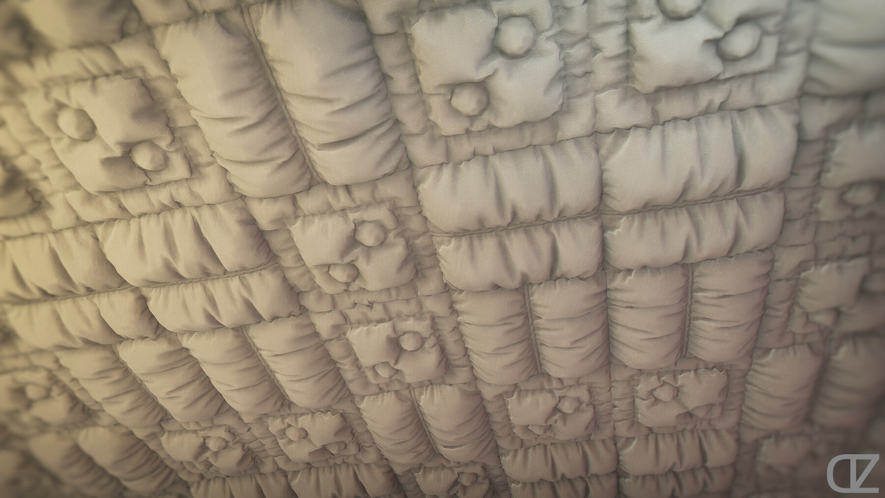 ArtStation - PBR - PADDED WALL / CELING - 4K MATERIAL | Game Assets