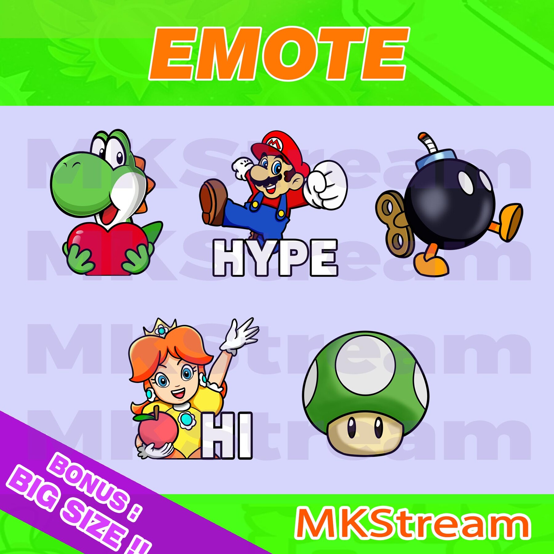 ArtStation - Twitch emotes super mario bros pack | Artworks
