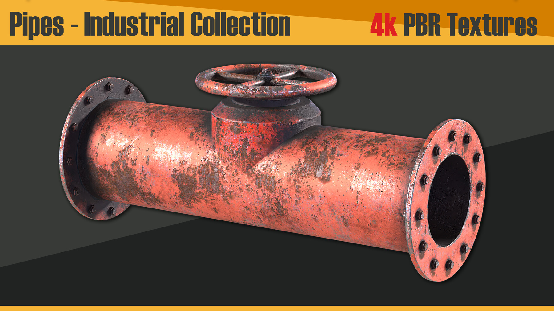 Artstation Pipes Industrial Collection Game Assets