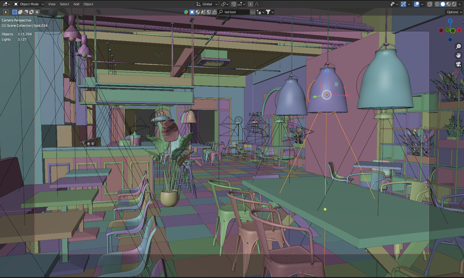 ArtStation - Sence Caffe Blender 3.x | Resources