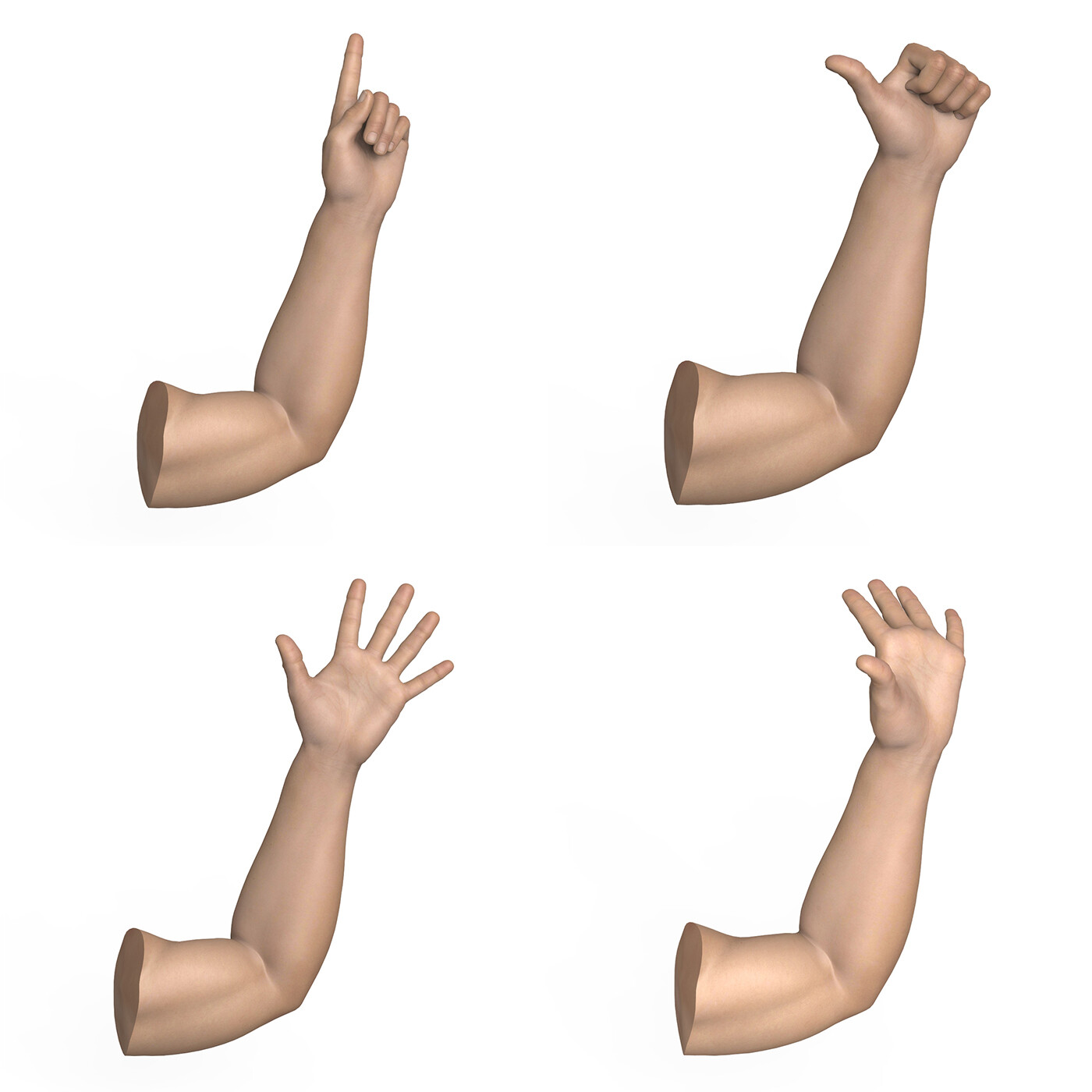 ArtStation - 40 Hand Pose Collection | Resources