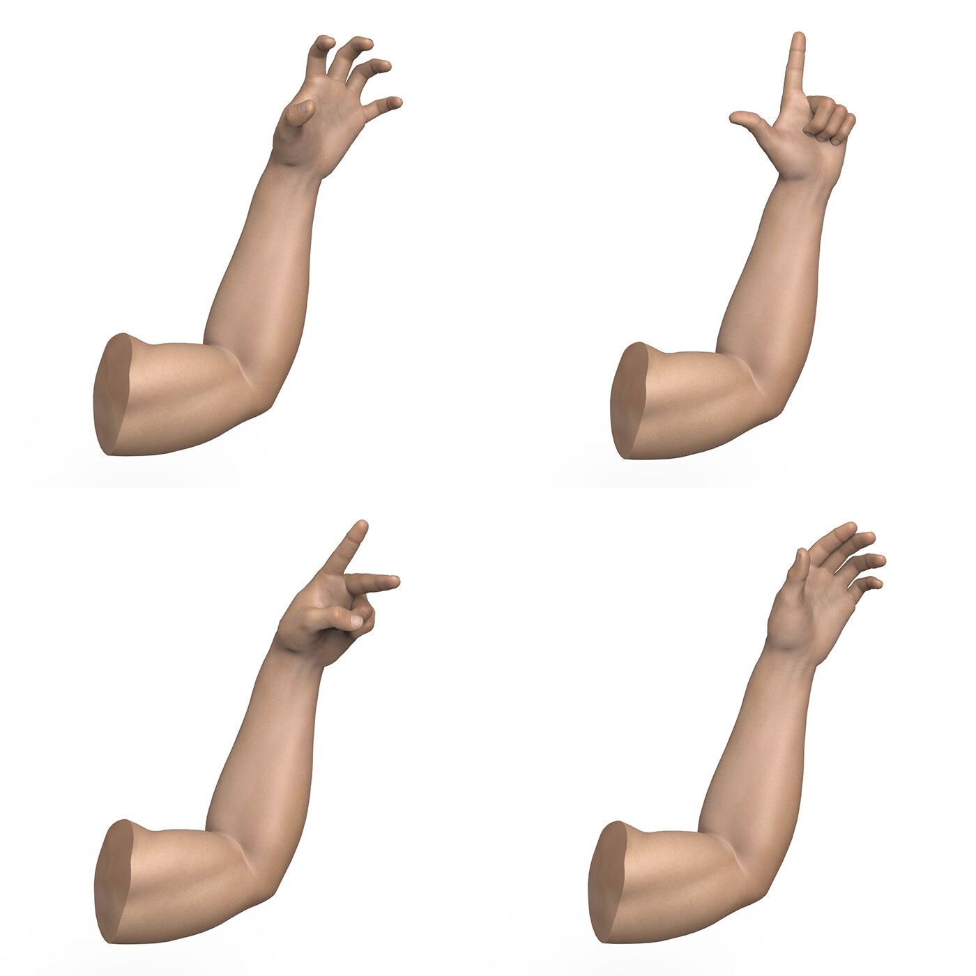 ArtStation - 40 Hand Pose Collection | Resources