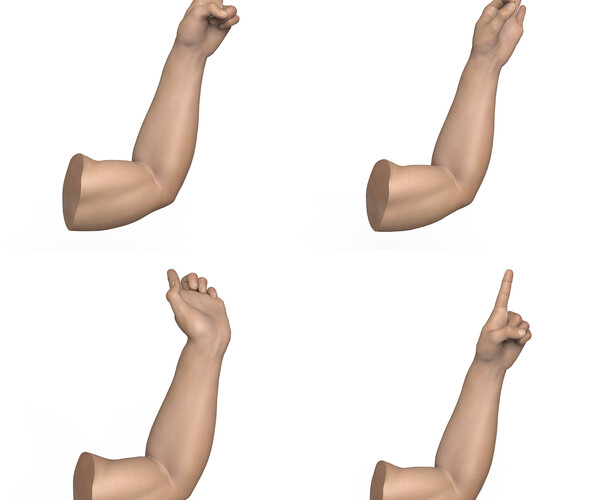 ArtStation - 40 Hand Pose Collection | Resources