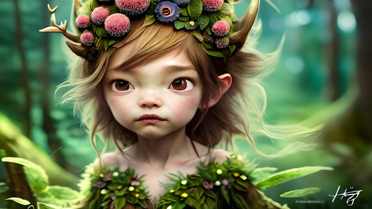 ArtStation - 57 Tiny and cute forest 2700 jpg pack runwayml art | Artworks