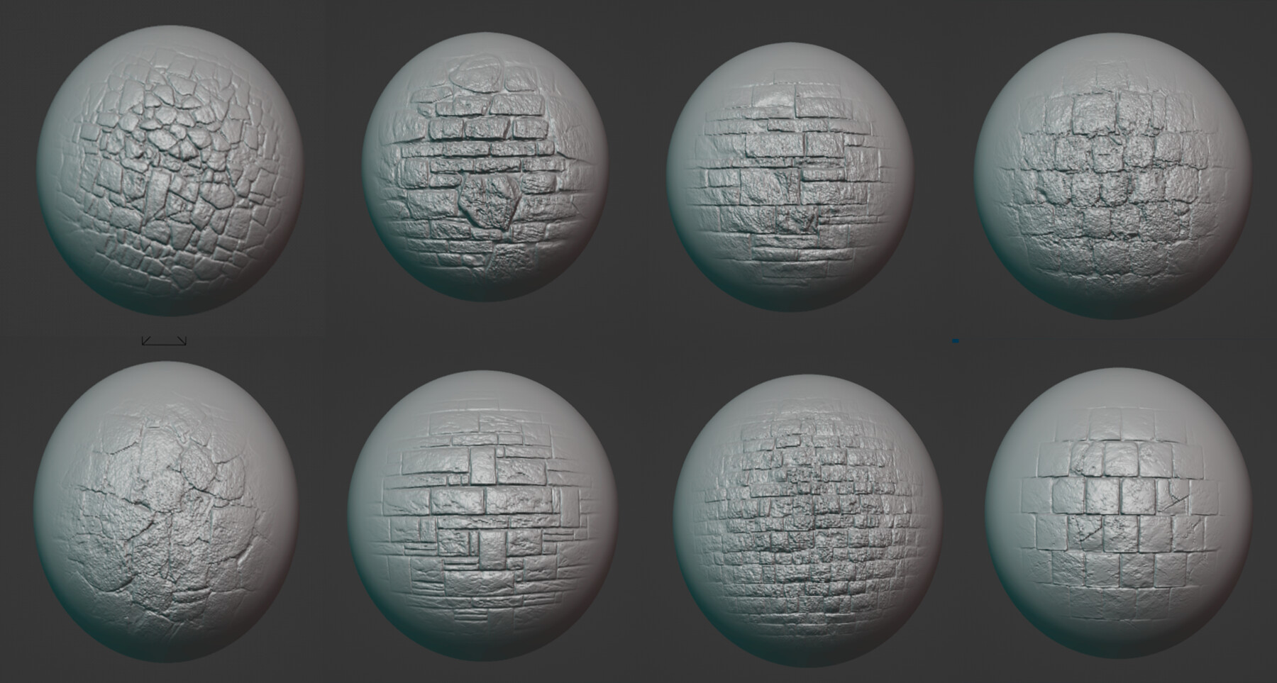 ArtStation - 45 brushes for Blender Stone | Brushes