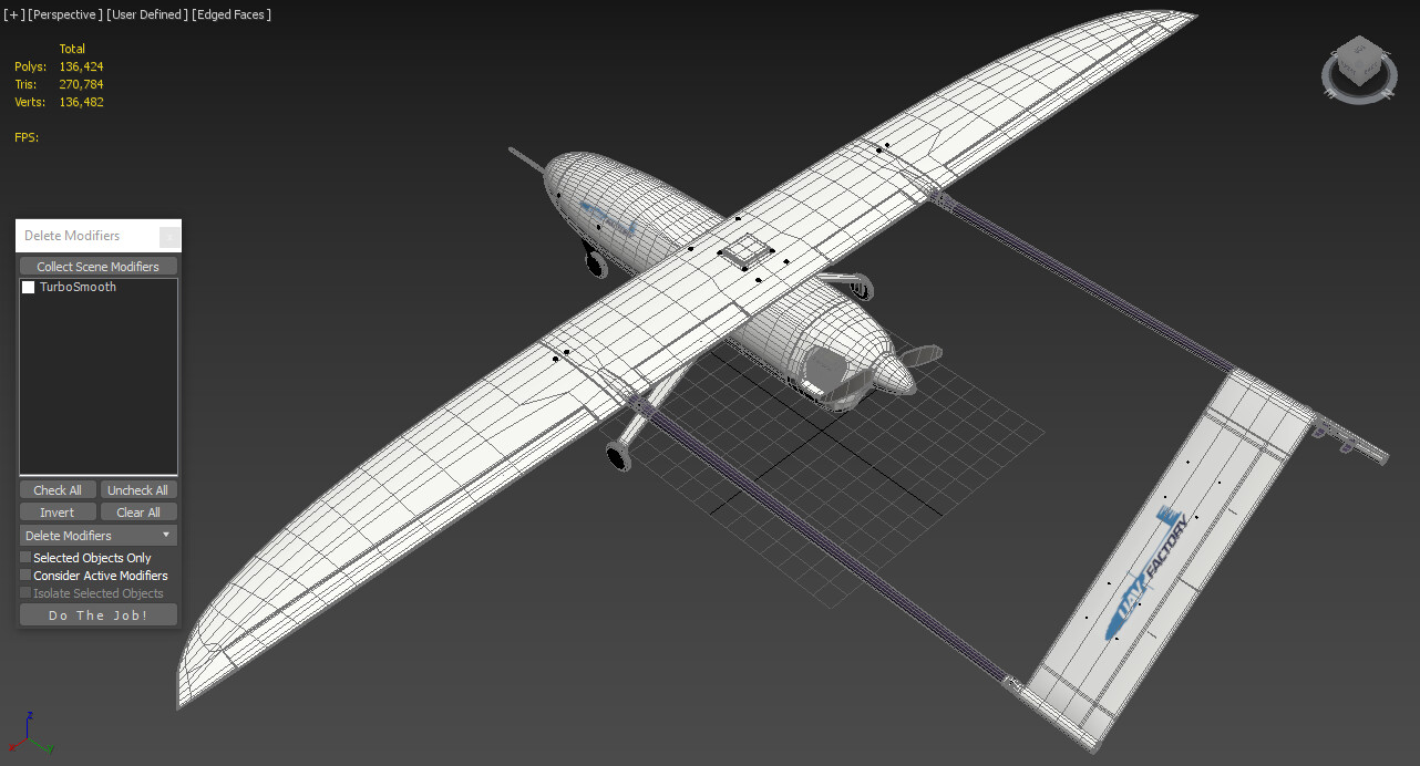 ArtStation - UAV Penguin B Industrial Drone 3D Model | Resources