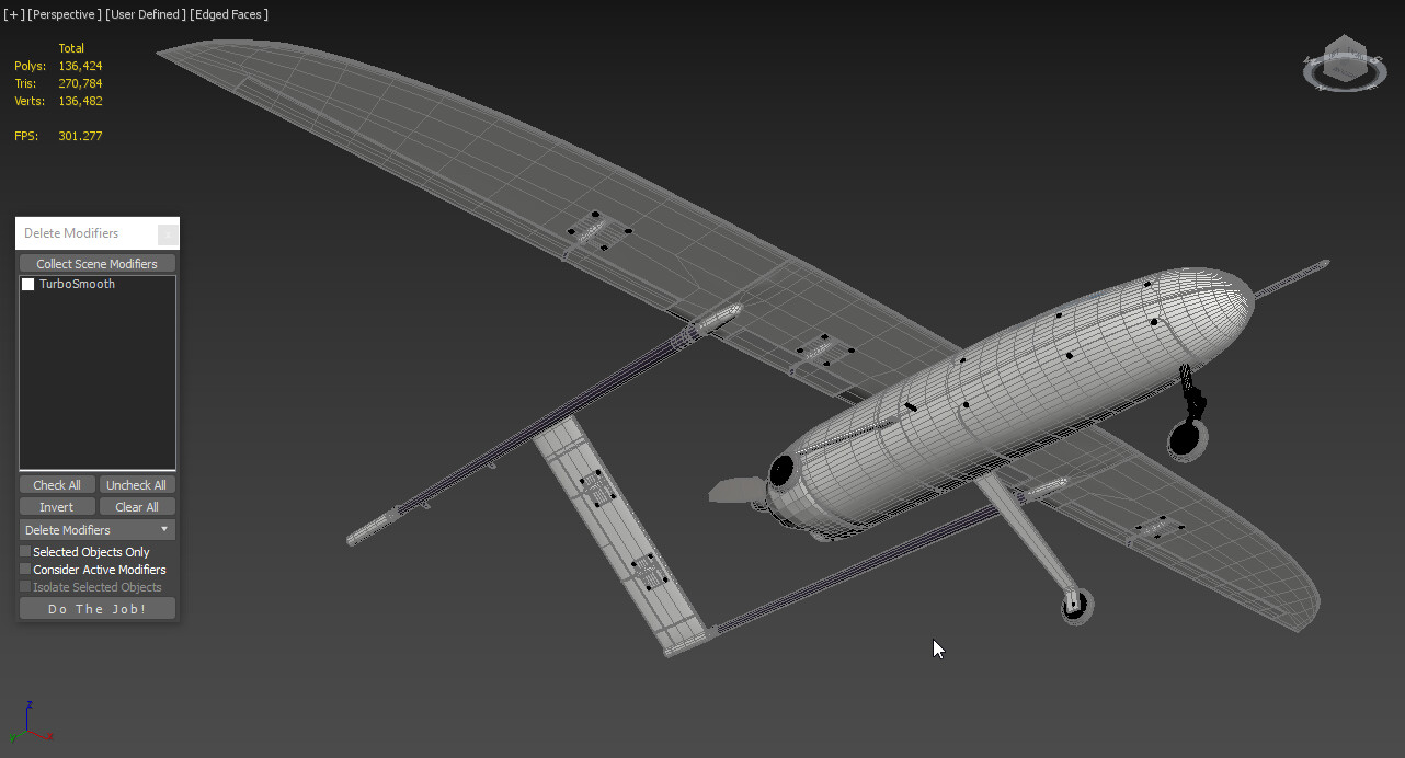 ArtStation - UAV Penguin B Industrial Drone 3D Model | Resources