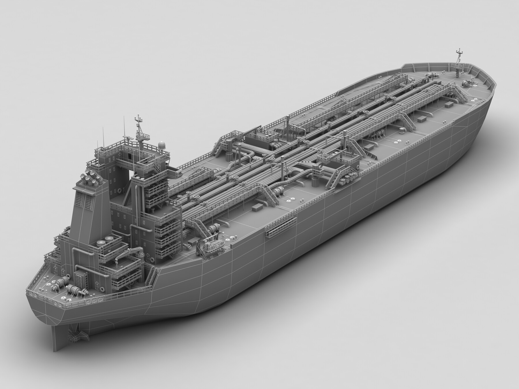 ArtStation - TI Class Oil Carrier | Game Assets