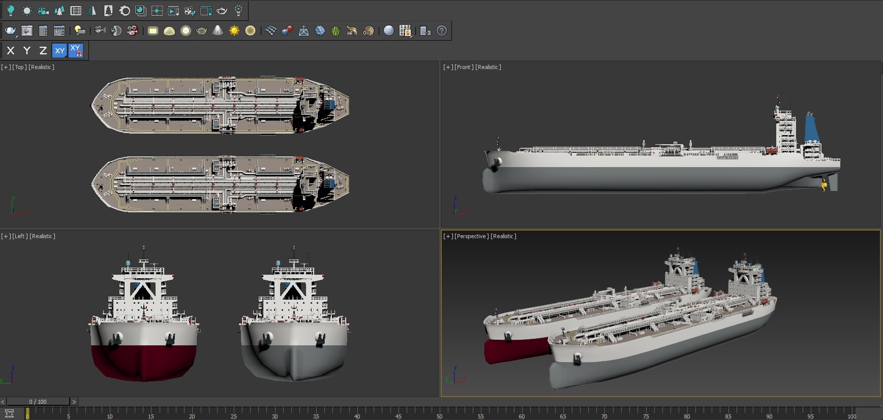 ArtStation - TI Class Oil Carrier | Game Assets
