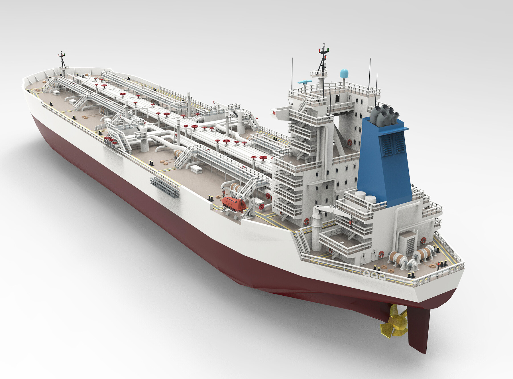 ArtStation - TI Class Oil Carrier | Game Assets