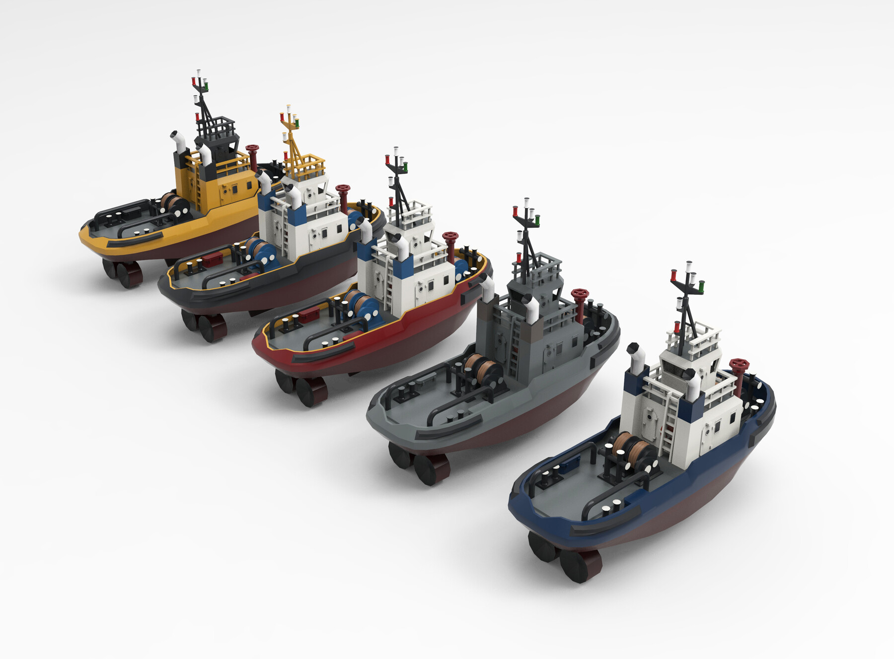 ArtStation - Tug Boat | Game Assets