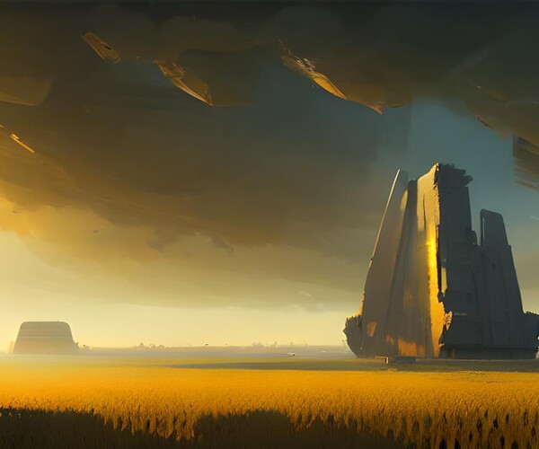 ArtStation - 61 monolithic structure 2400 jpg pack runwayml art | Artworks