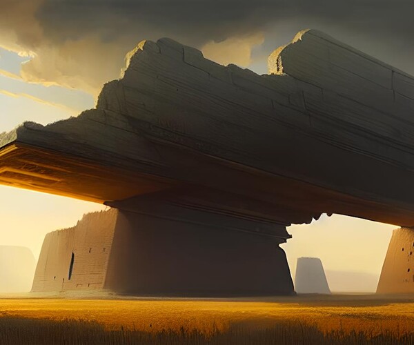 ArtStation - 61 monolithic structure 2400 jpg pack runwayml art | Artworks