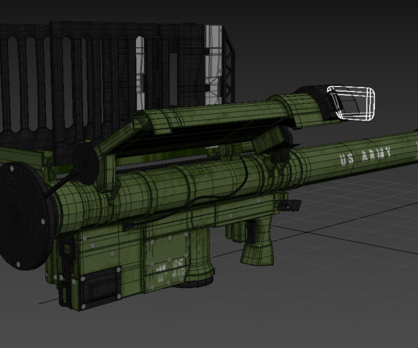 ArtStation - FIM 92 Stinger Missile Launcher 3D Model | Resources