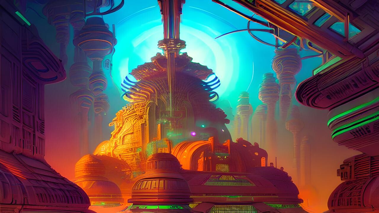 ArtStation - 76 cybernetic fractals 2200 jpg pack runwayml art | Artworks