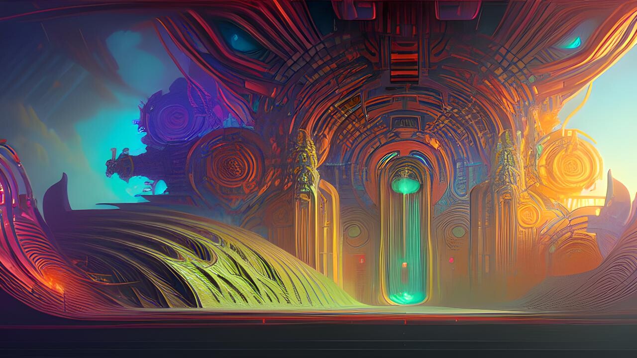 ArtStation - 76 cybernetic fractals 2200 jpg pack runwayml art | Artworks