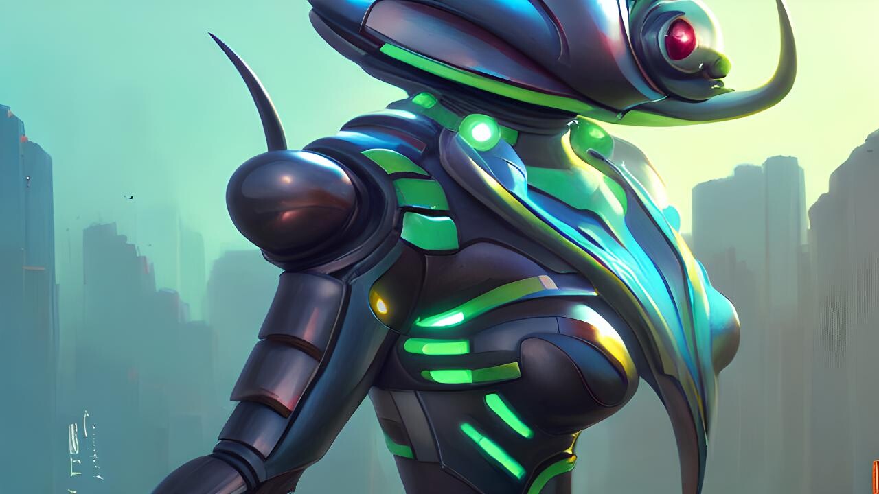 ArtStation - 87 a cyber beetle 2400 jpg pack runwayml art | Artworks